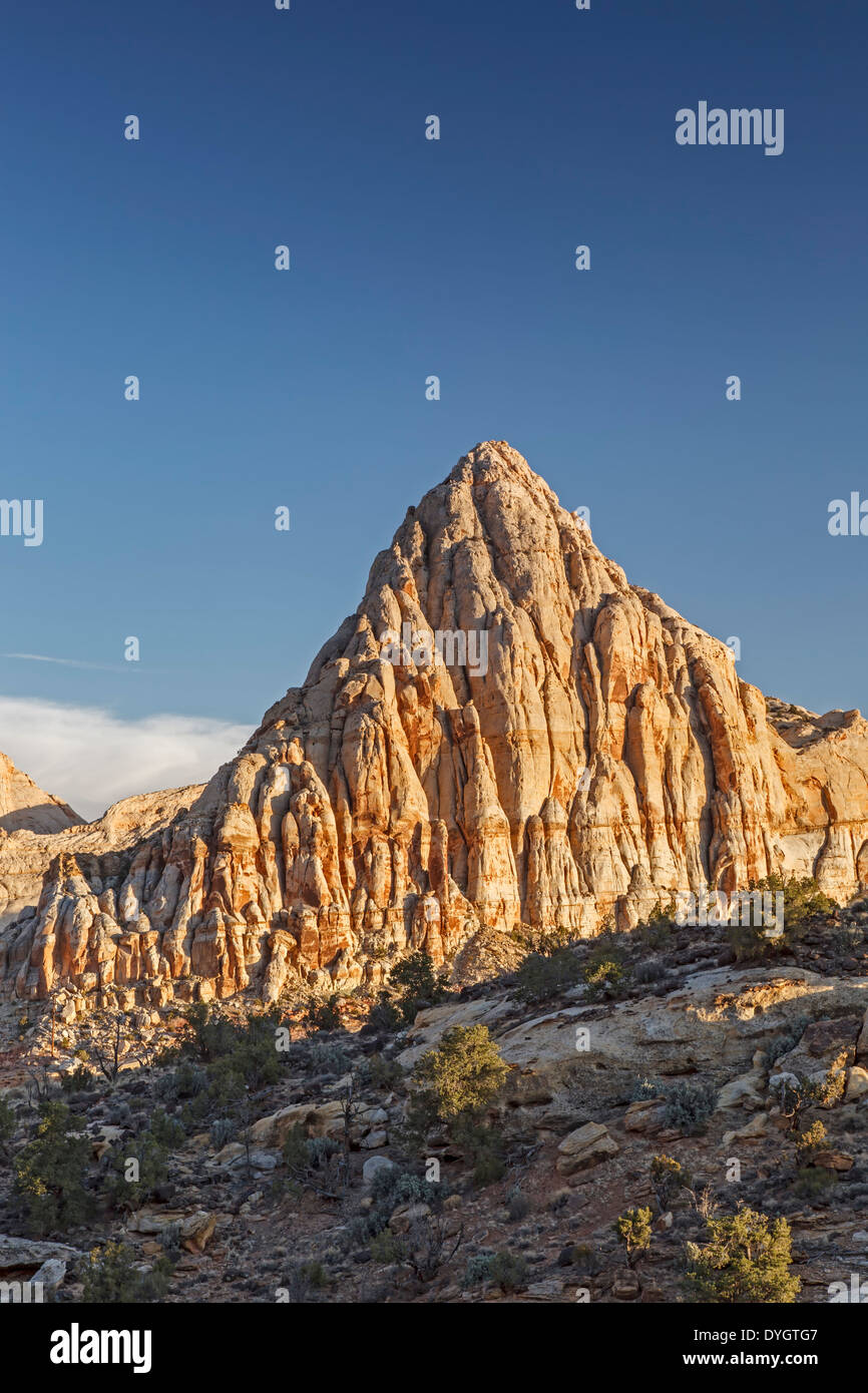 Pectols Pyramid, Capitol Reef National Park, Utah USA Stock Photo - Alamy