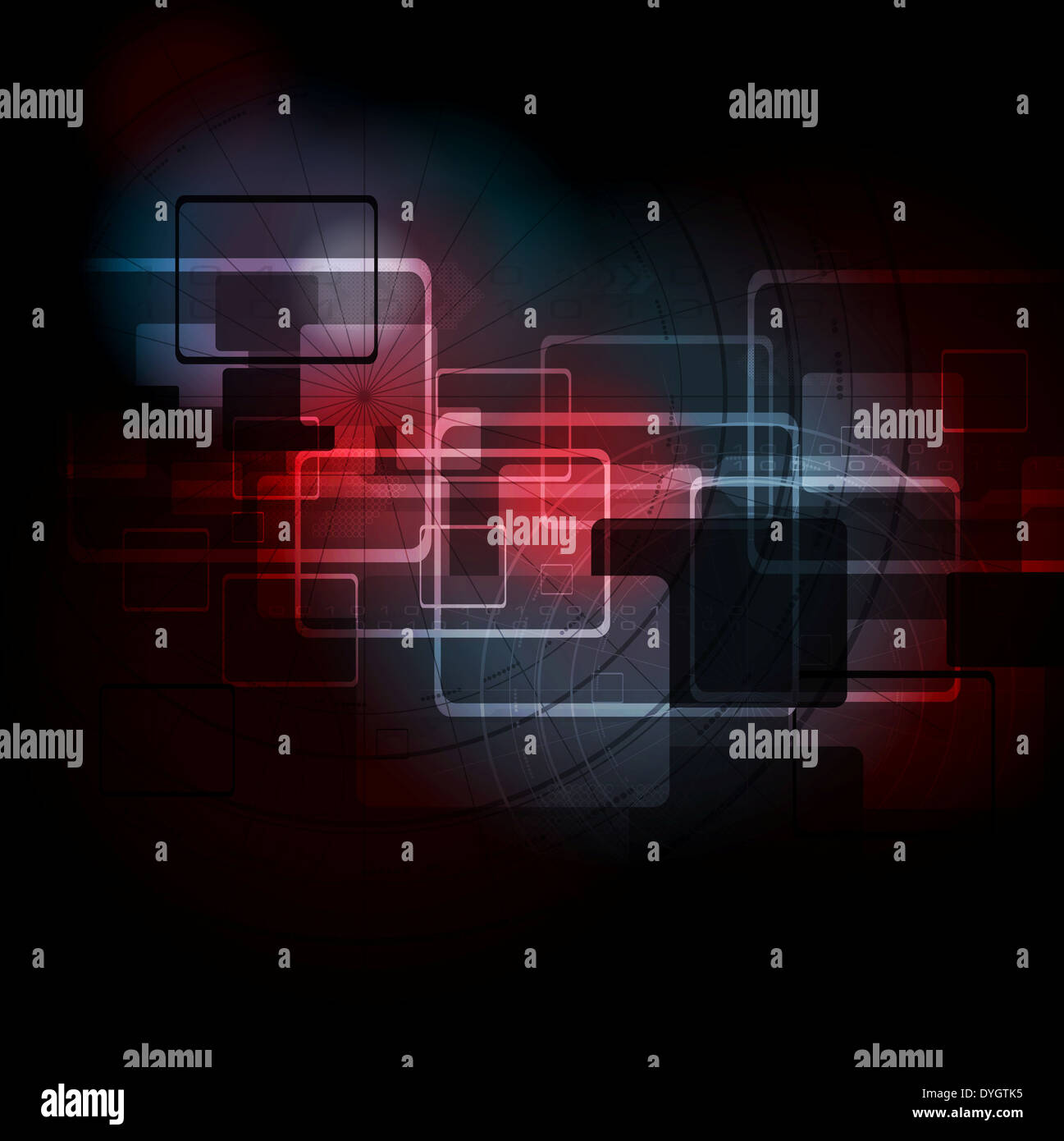 Technology dark abstract vector illustration Stock Photo - Alamy