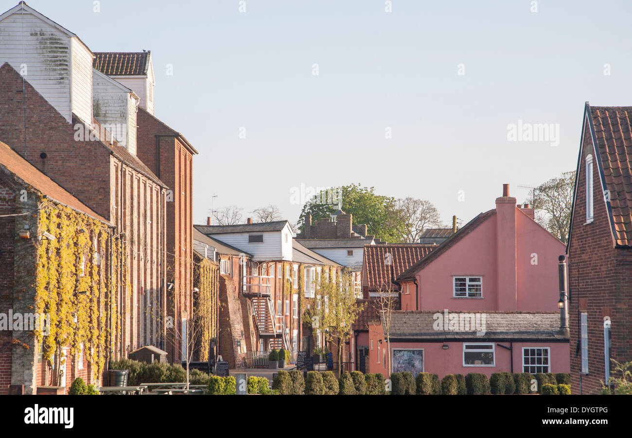 Nineteenth century industrial buildings converted to leisure, shopping ...