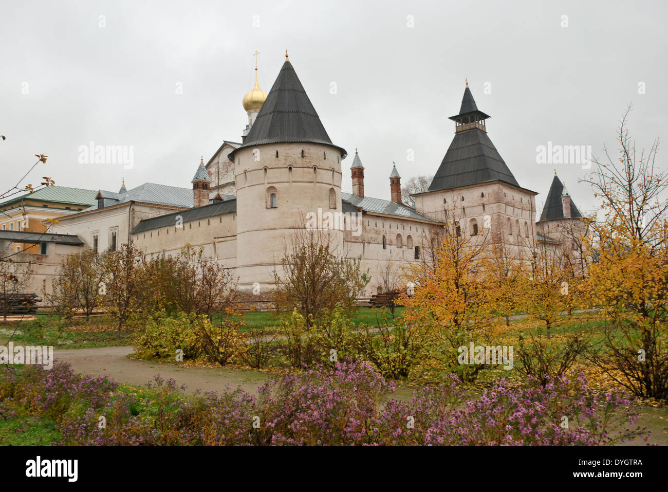 The architecture of ancient Russian cities. The Rostov Kremlin in the ...