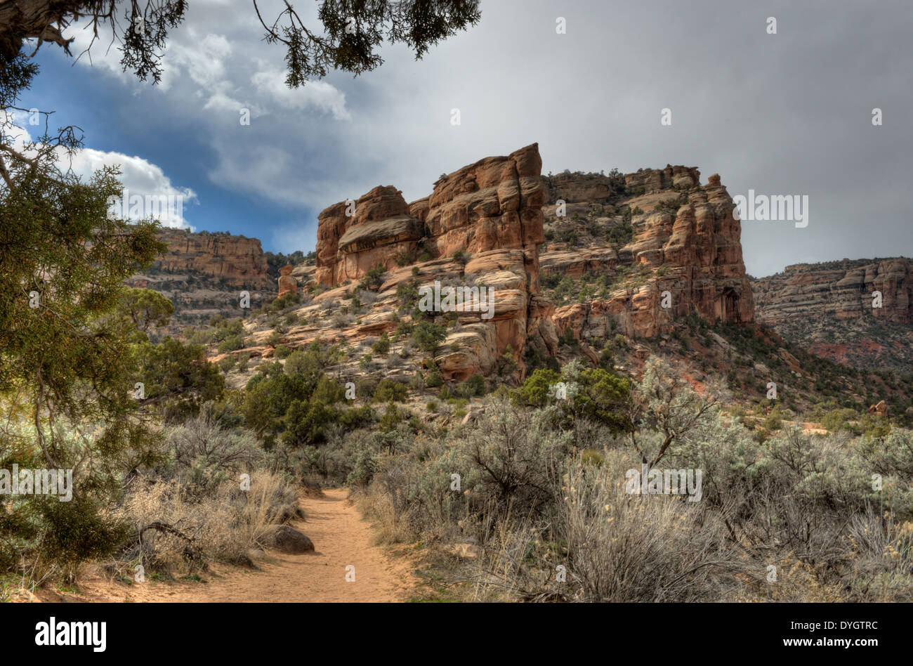 The Devil's Kitchen in the Colorado National Monument, a short and ...