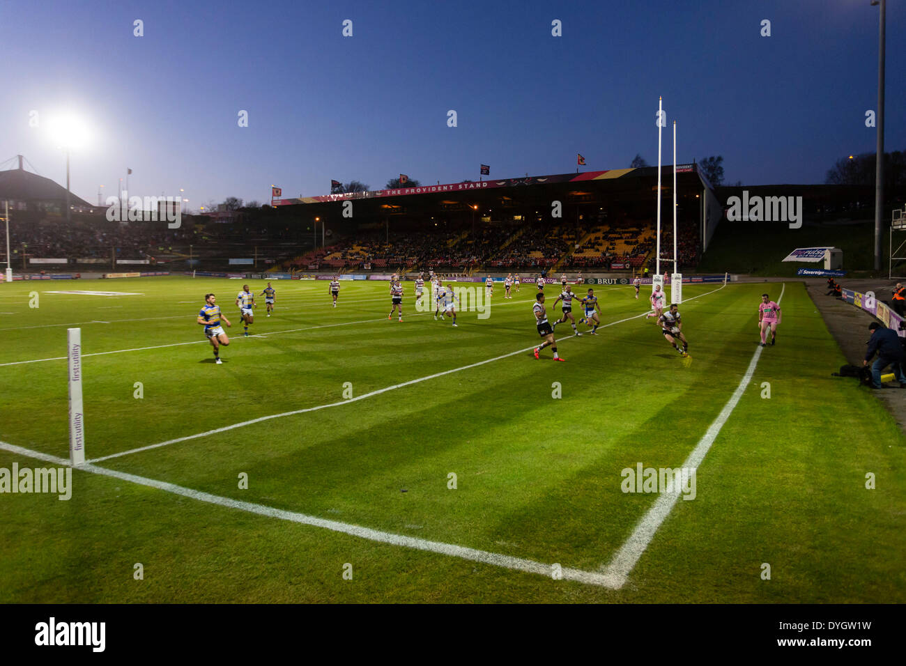 Bradford, UK. 17th Apr, 2014. General view of Odsal Stadium during the ...