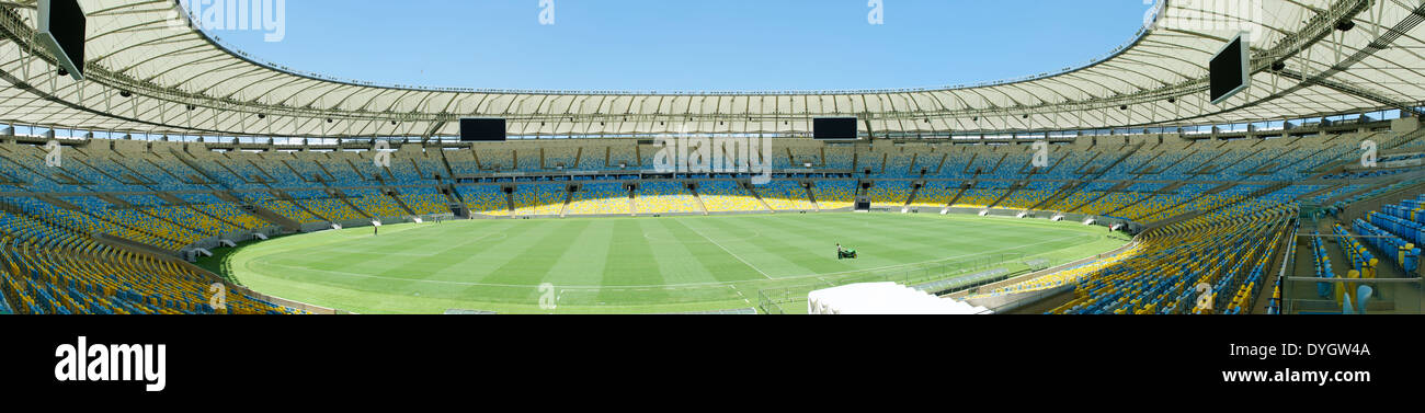 Empty football stadium panoramic hi-res stock photography and images ...