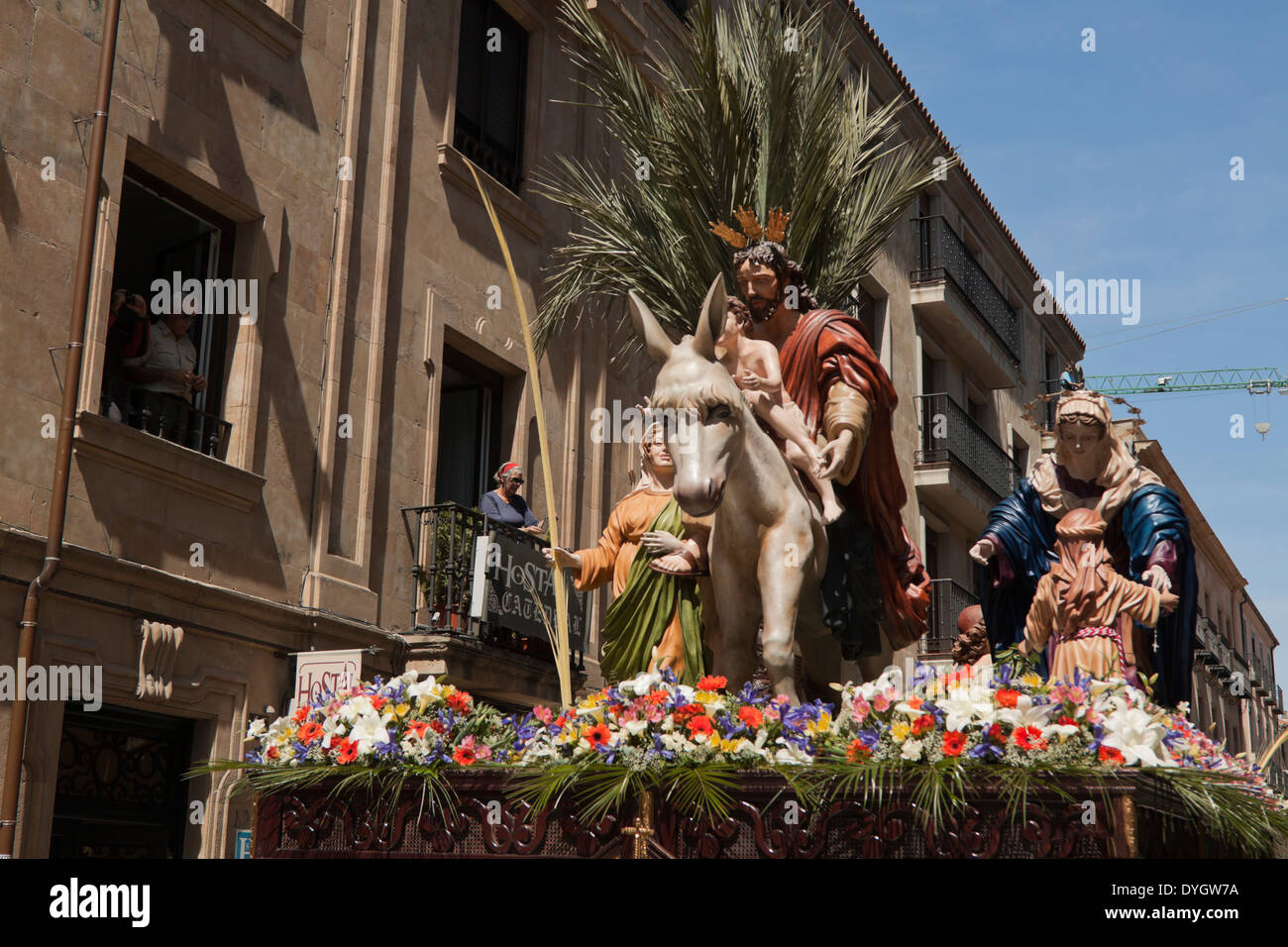 Float of the Donkey on Palm Sunday: The holy float week during Semana ...