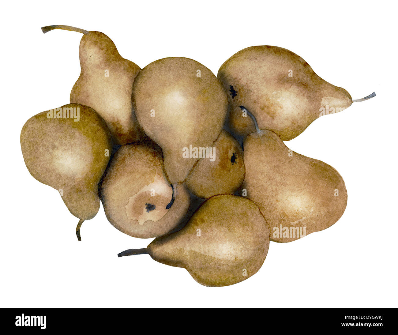 Gold and pigment Cut Out Stock Images & Pictures - Alamy