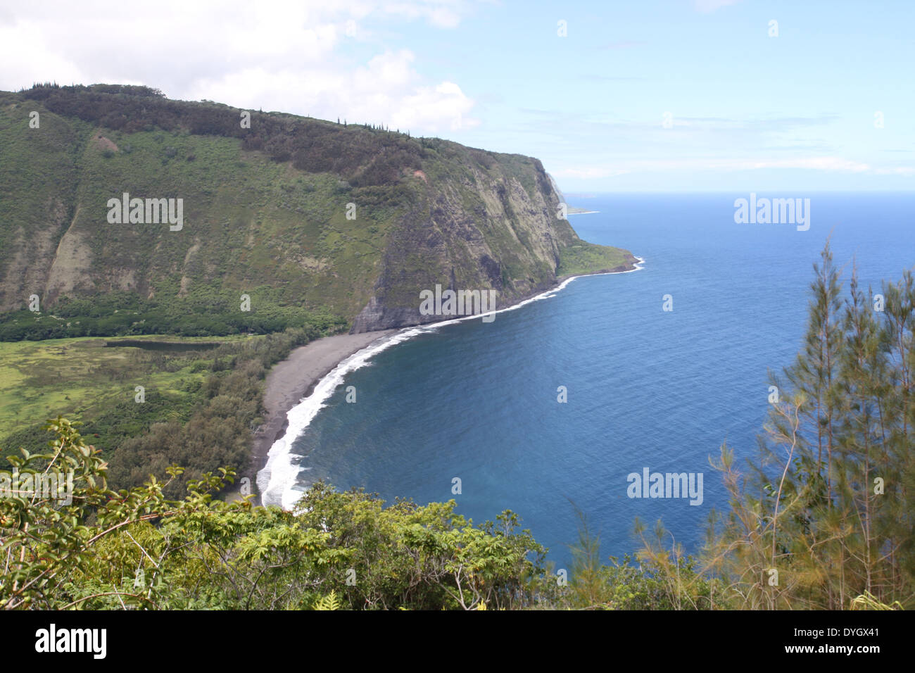 The stunning Waipio Valley Stock Photo - Alamy