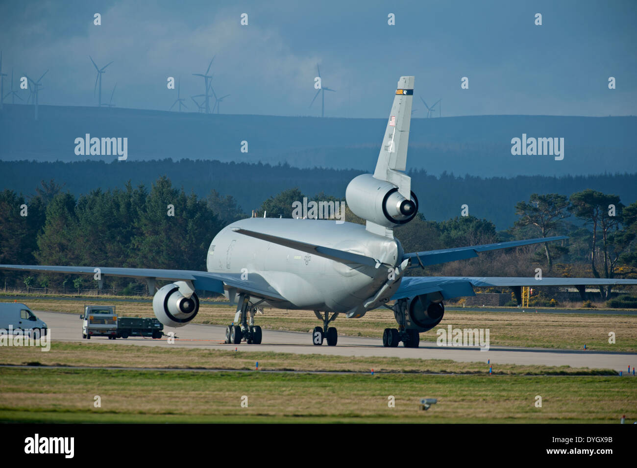 American McDonnell Douglas KC-10 Extender AMW Military Aircraft at RAF ...