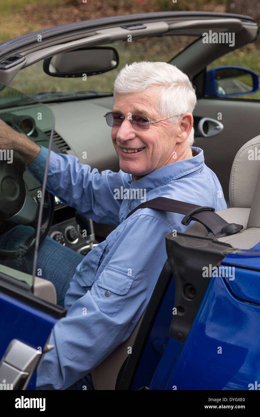 Man convertible car hi-res stock photography and images - Alamy