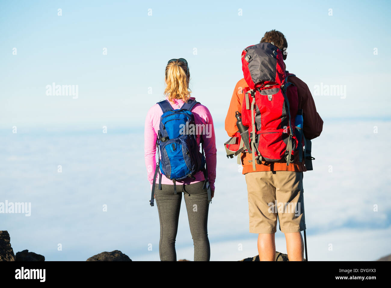 Girl from mountain top hi-res stock photography and images - Alamy