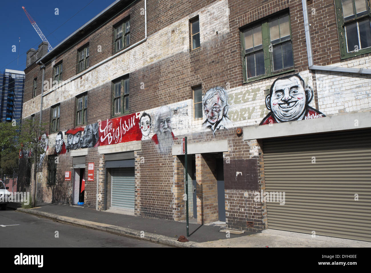 sydney headquarters of the Big Issue magazine group in Redfern,Sydney ...