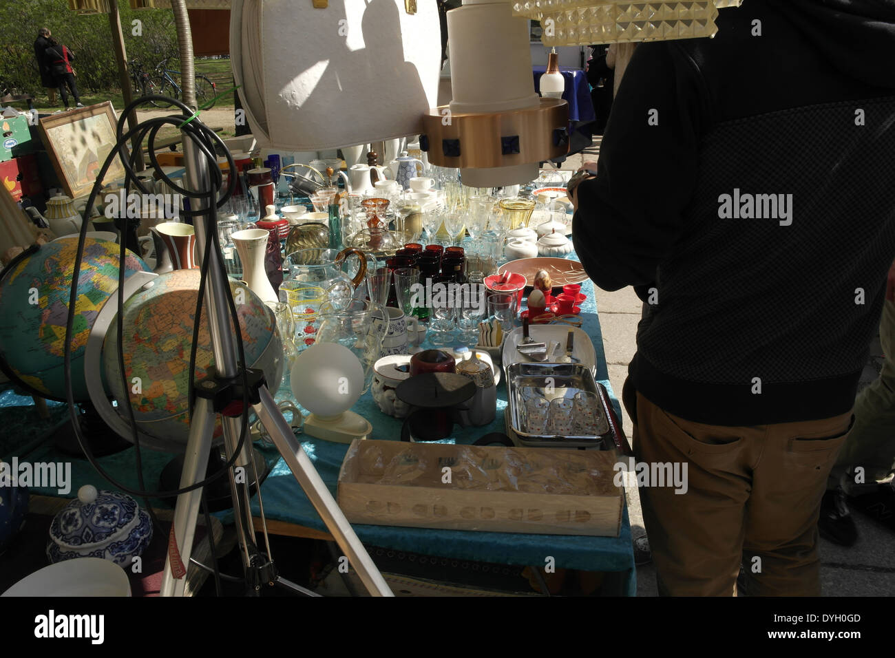 1 man standing stall shopping right foreground hi-res stock photography ...