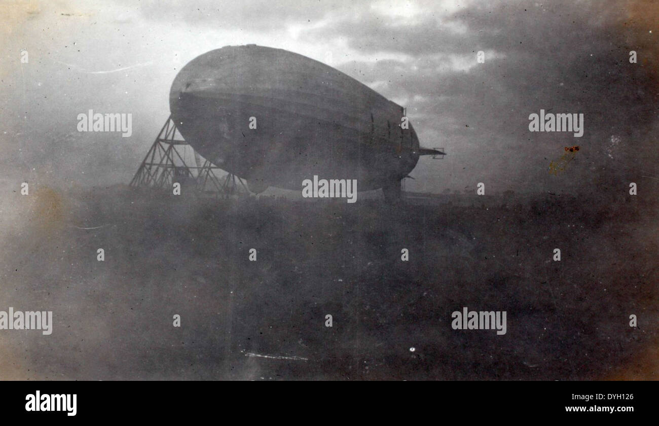 This image from Glen Bates’ album features early airships, including ...