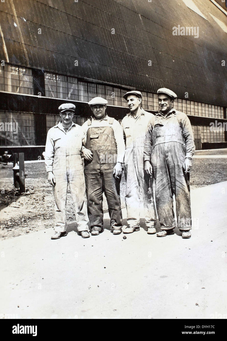 This image from Glen Bates’ album captures a blimp in flight, possibly ...