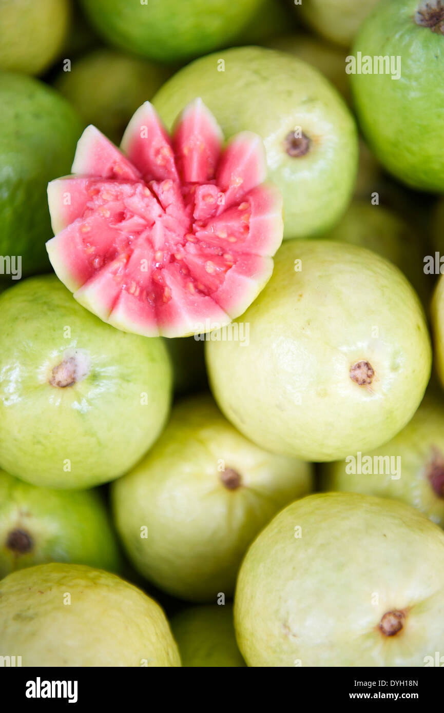 Guava fruit cut in half hi-res stock photography and images - Alamy