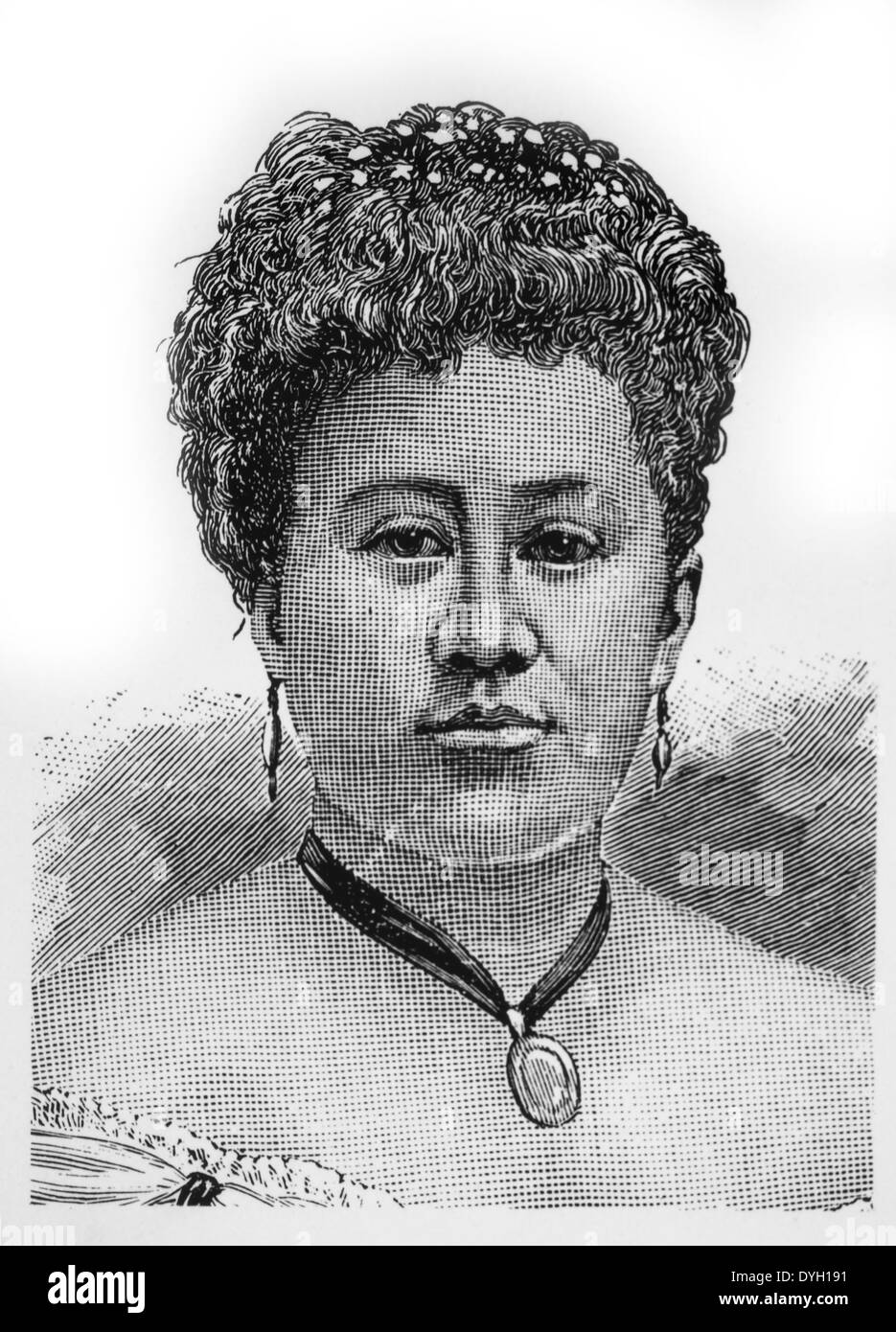 Queen kapiolani of hawaii Black and White Stock Photos & Images - Alamy
