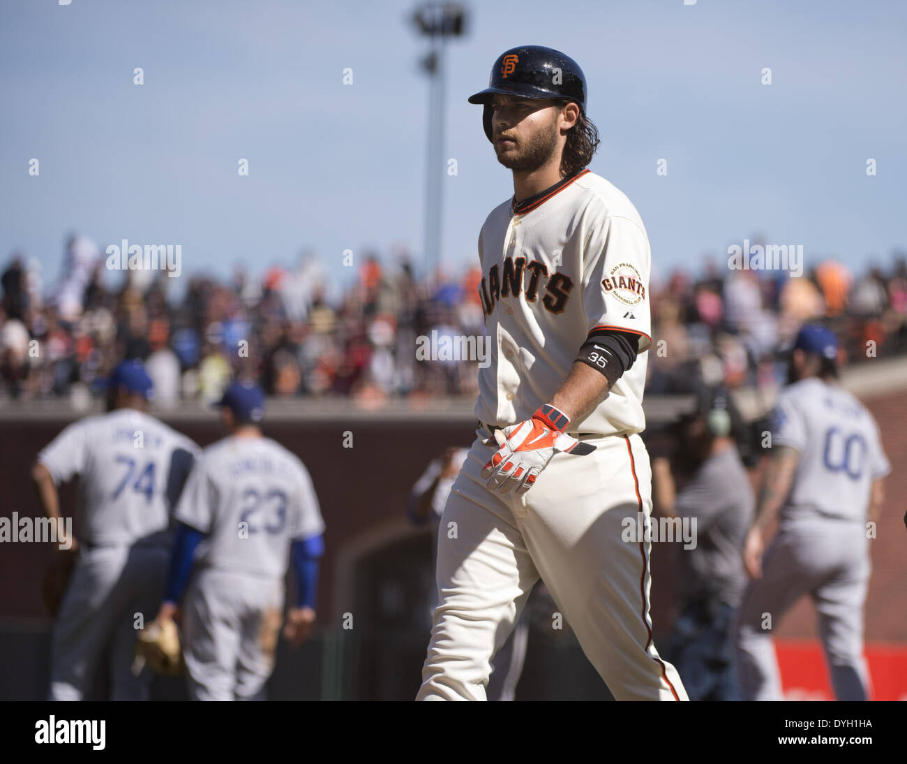 San Francisco, California, USA. 17th Apr, 2014. San Francisco Giants ...