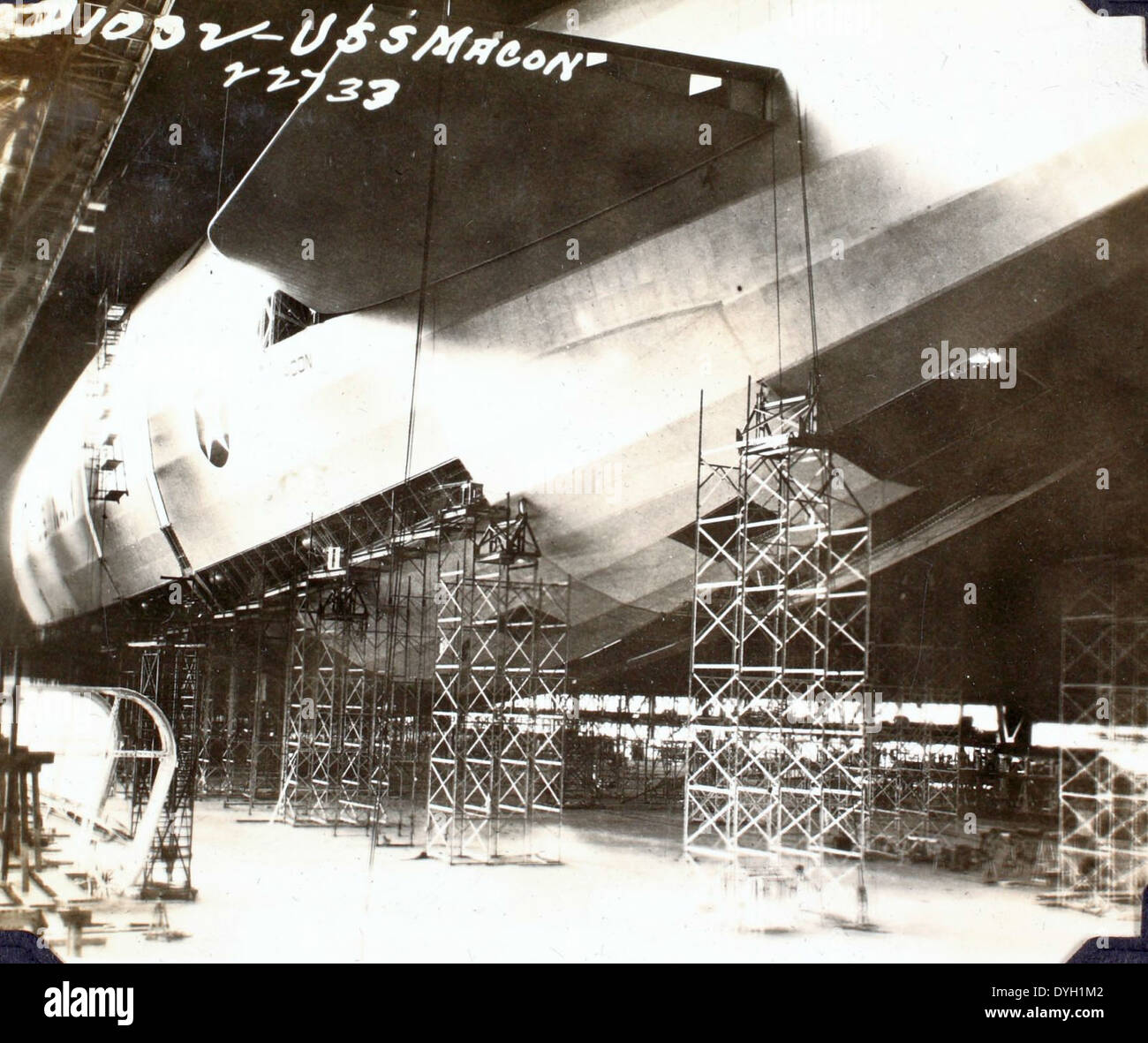 This image from Glen Bates’ album shows the Goodyear airship and the ...