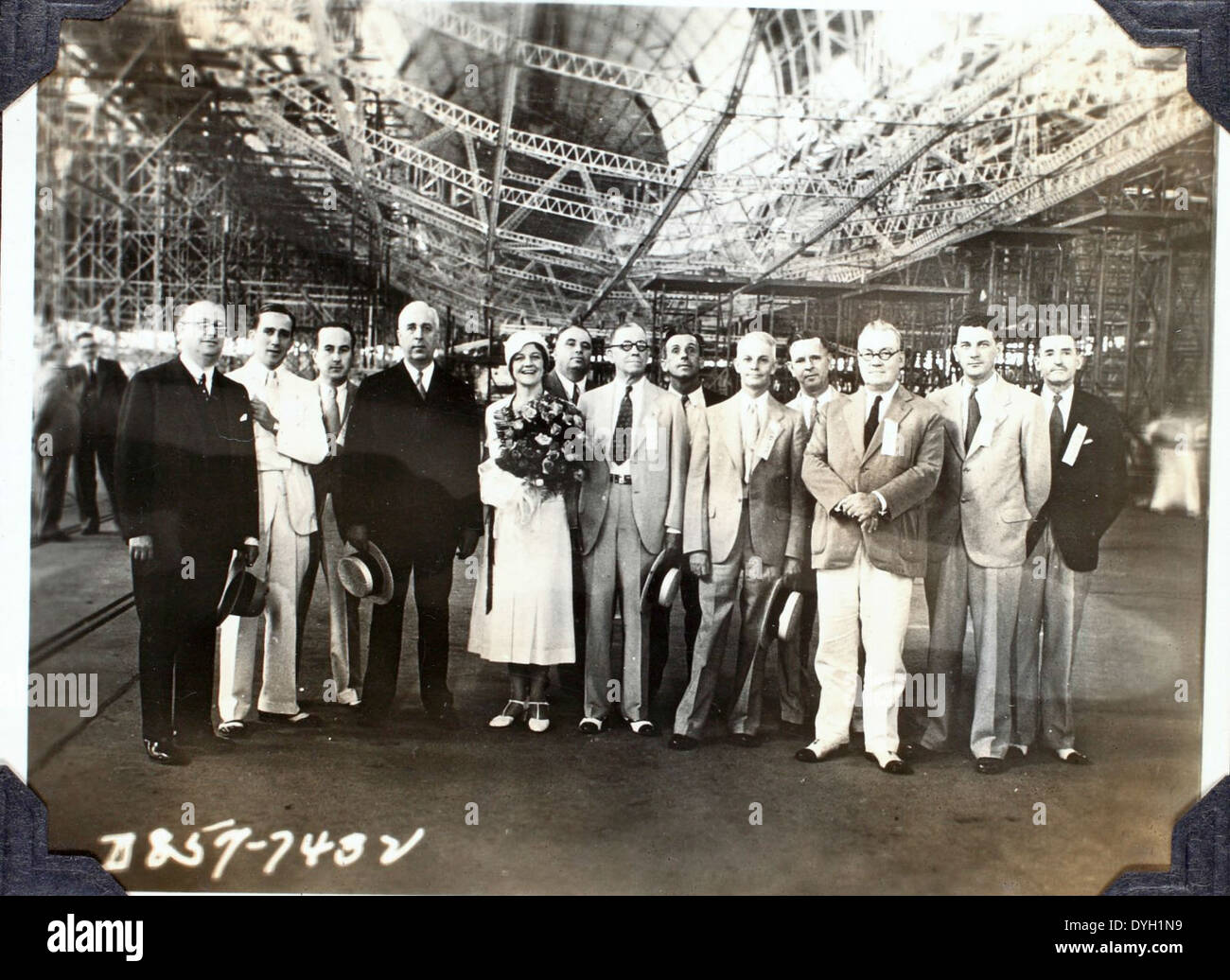 This image from the Glen Bates Album features the USS Akron, a U.S ...