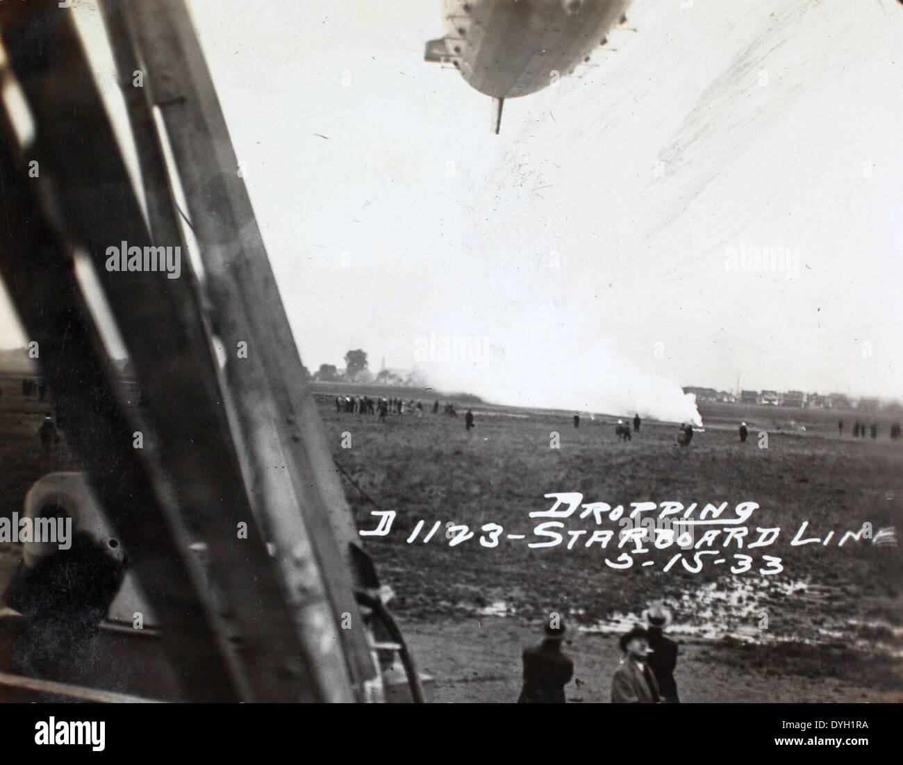 This image shows airships such as the USS Akron and USS Macon, two U.S ...