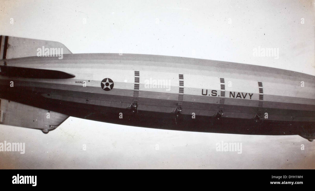 This photo from Glen Bates' album features airships like the Goodyear ...