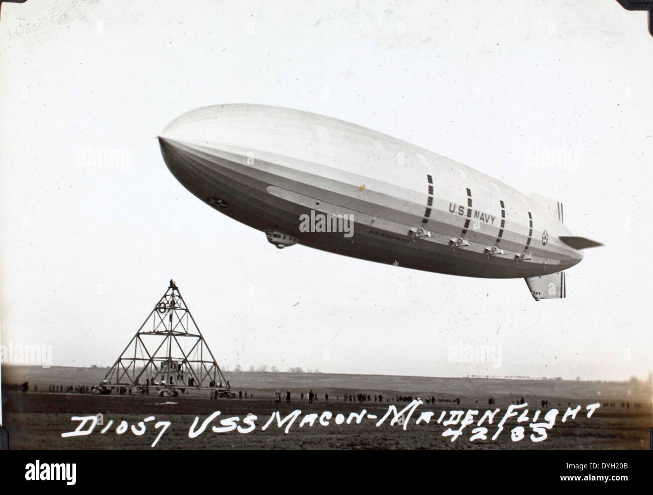 This image from Glen Bates' album documents the era of airships ...