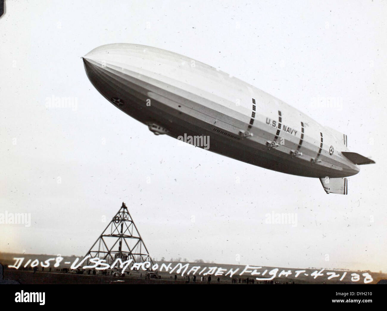 This image features airships, including the Goodyear Blimp and the USS ...