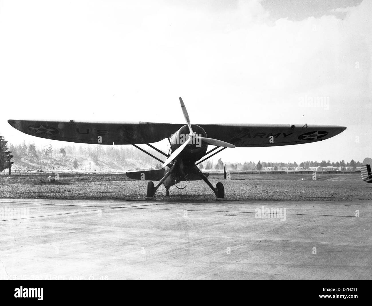 The Douglas O-46, seen here in a 1938 image, was an observation ...