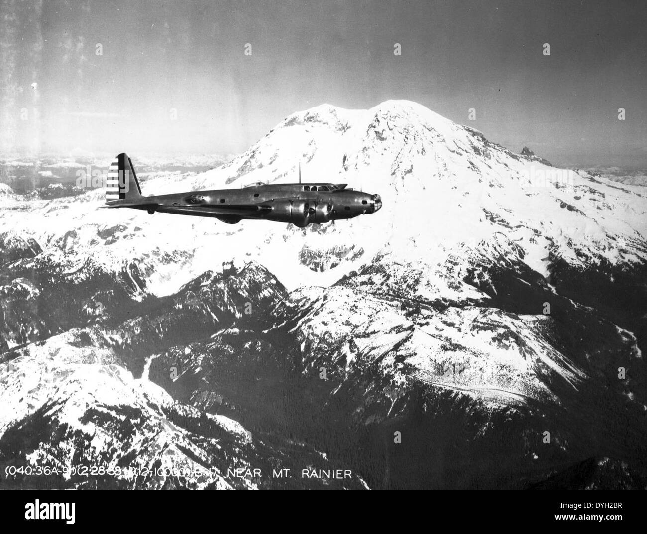 This photograph taken by Paul Fedelchak shows the Boeing Y1B-17, a ...