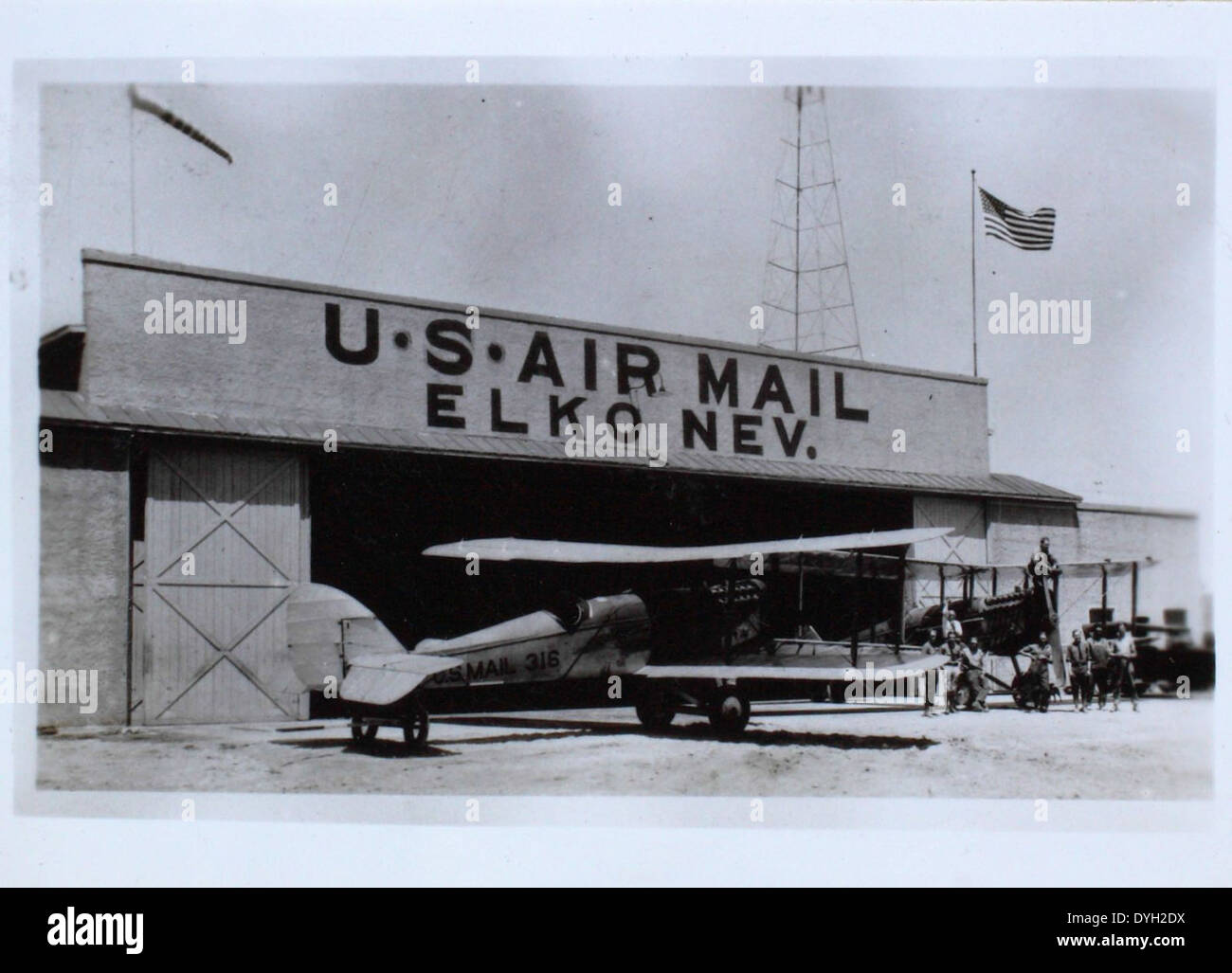 This photograph from the Air Mail Pioneers collection captures the ...