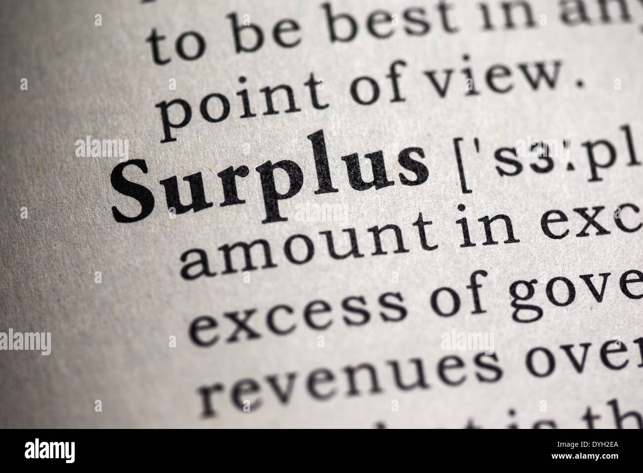 Surplus hi-res stock photography and images - Alamy