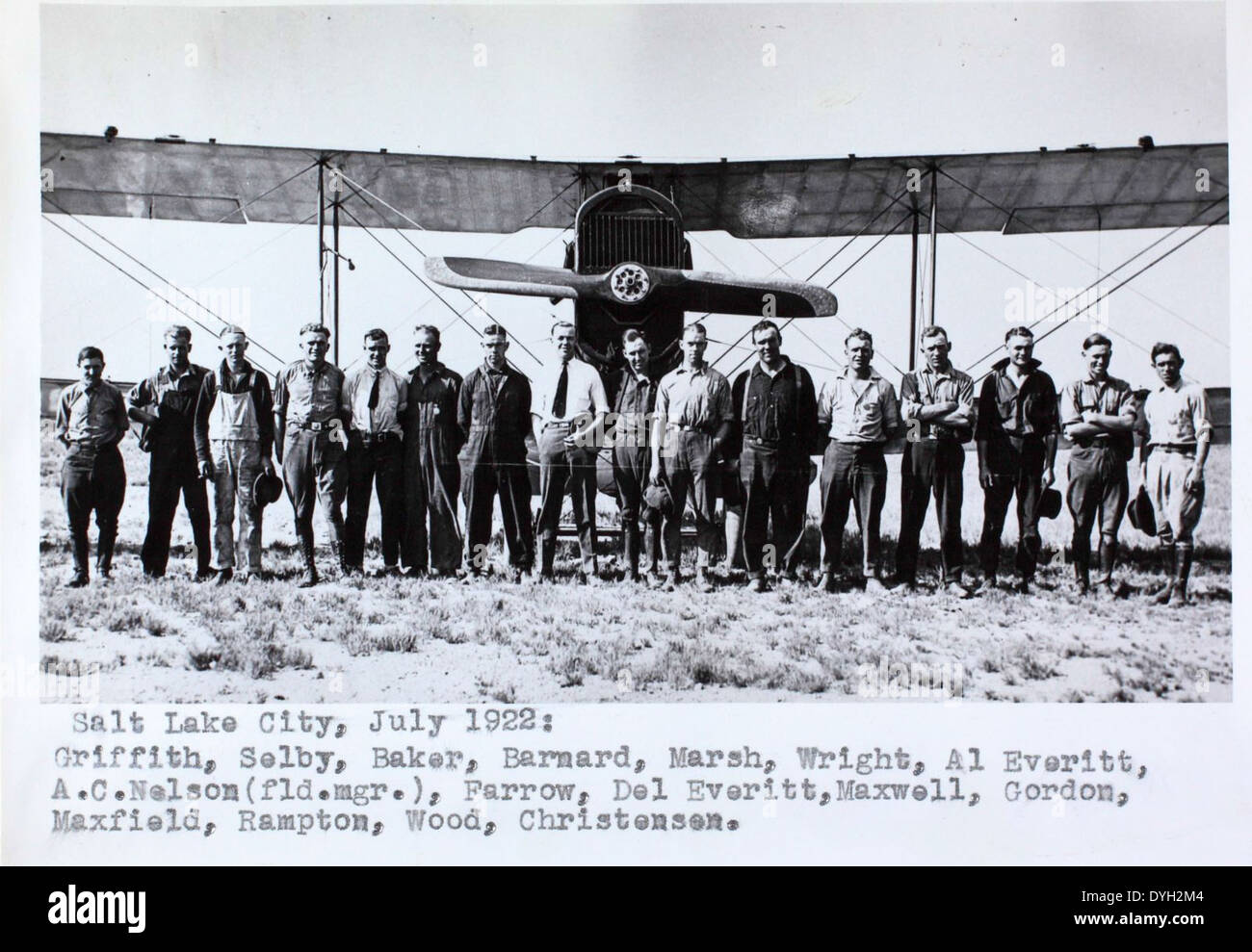 The Air Mail Pioneers Photo captures early aviation history with a ...