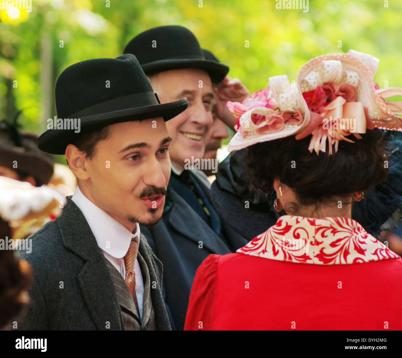 Movie episode - Marc Chagall and Bella Rosenfeld's wedding. Guests of a ...