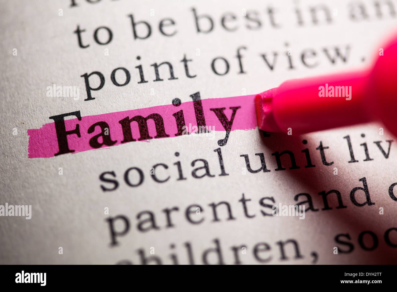 Family word hi-res stock photography and images - Alamy