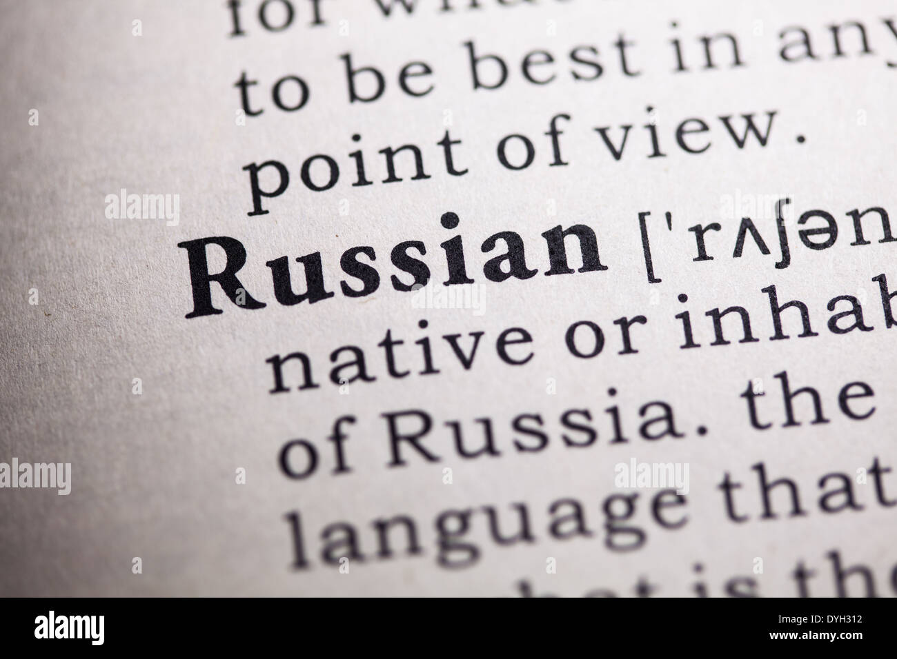 Russian word hi-res stock photography and images - Alamy