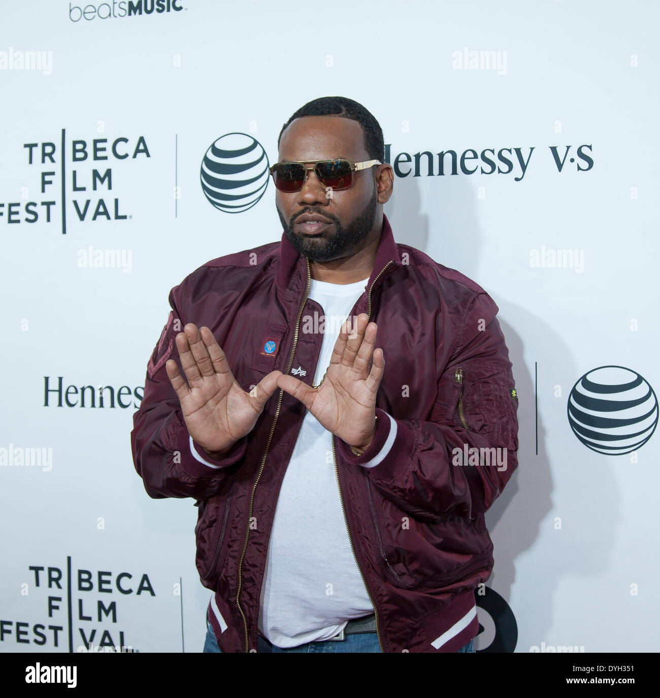 New York, NY, USA - April 16, 2014: Rapper Raekwon the Chef of Wu-Tang ...