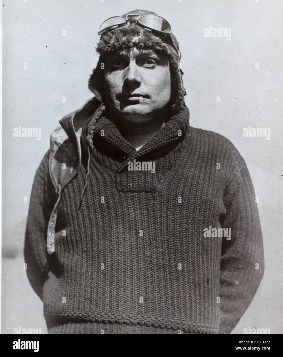 This photograph shows the pioneers of air mail, a critical part of ...