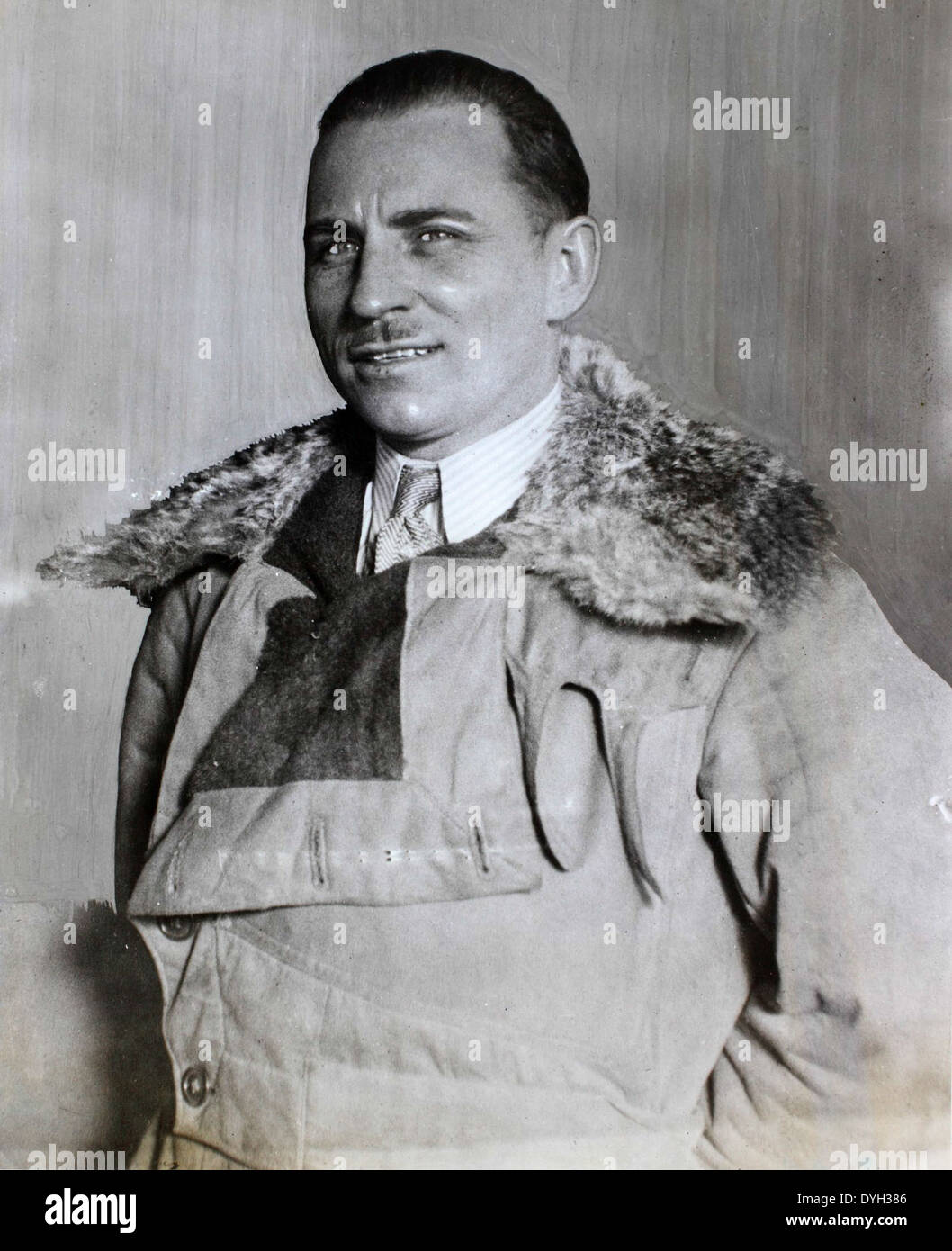 This photo honors the pioneers of air mail, showing the DH-4 aircraft ...