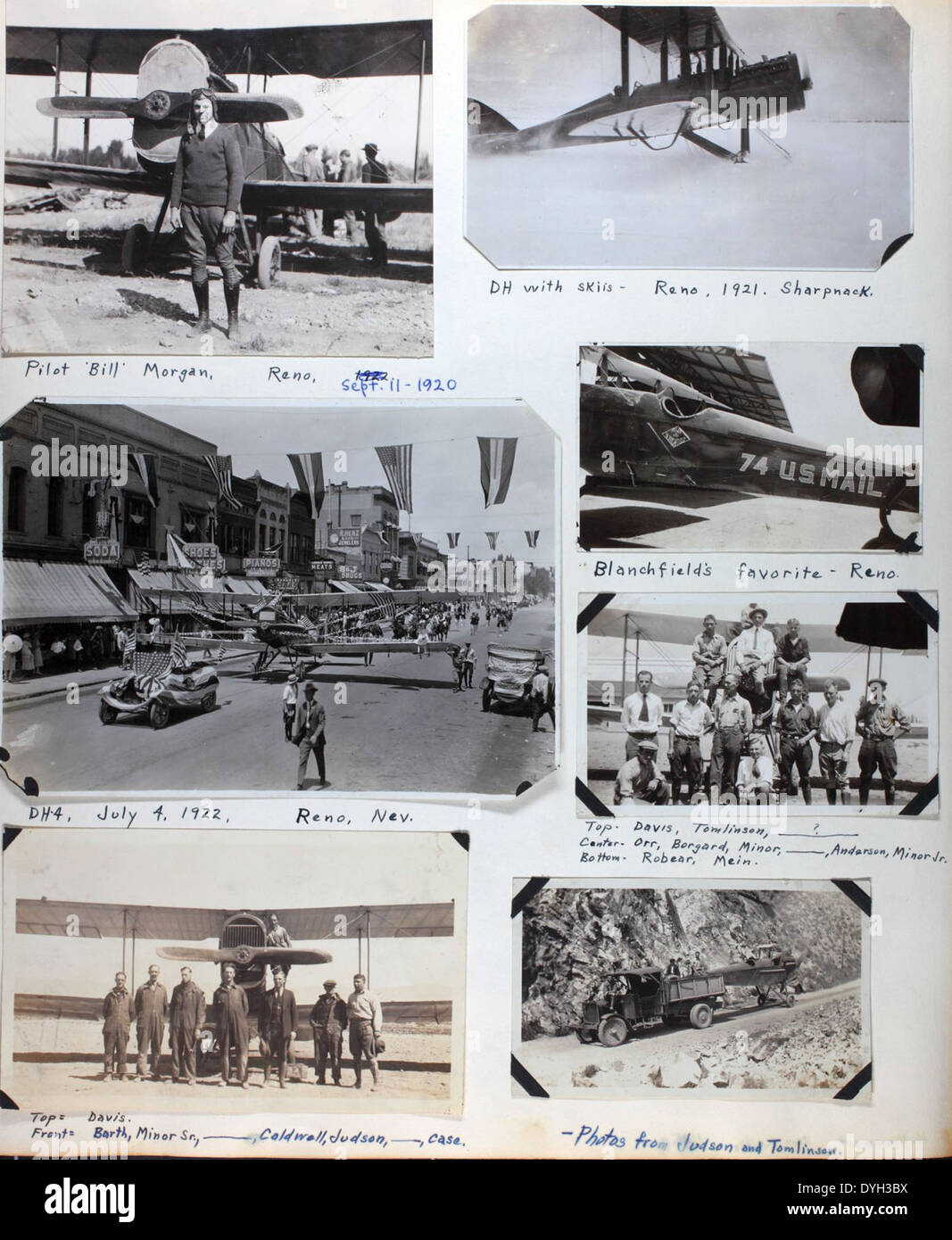This photograph from the AL13 Air Mail Pioneers collection documents ...