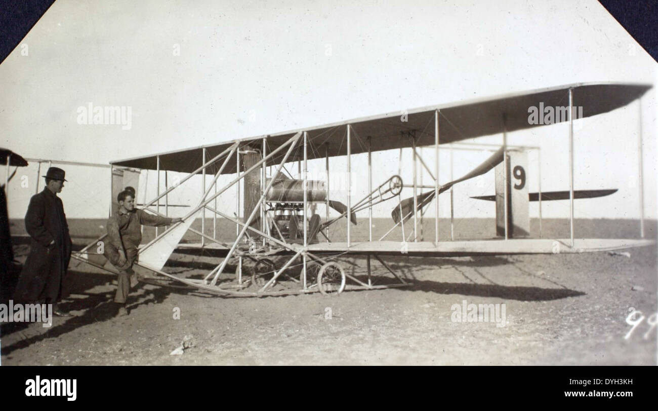 This photo captures a barnstormer flight by Samuel Eaton in a Curtiss ...