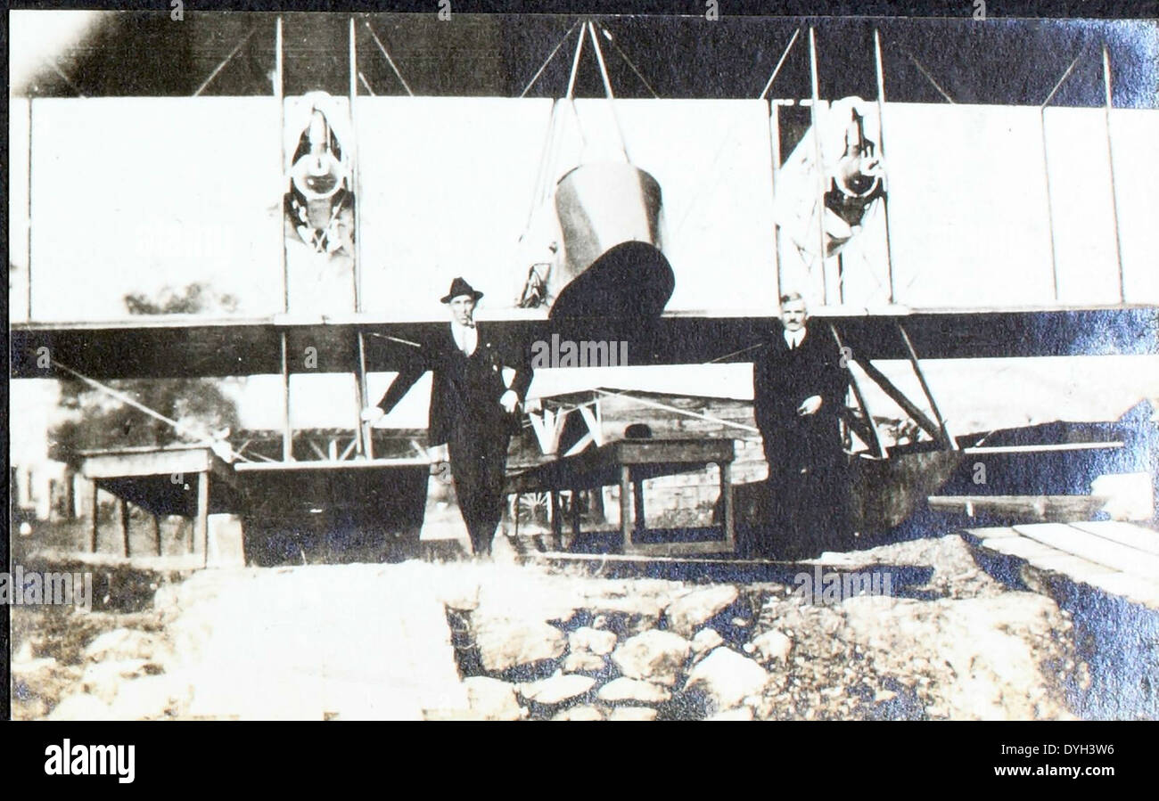 This photo features a barnstormer Curtiss aircraft, piloted by Samuel ...