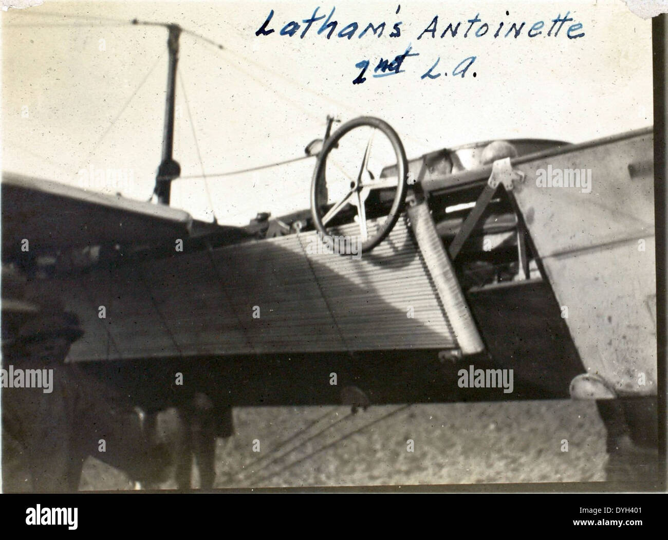 This photo depicts Warren Eaton, a prominent barnstormer in the early ...