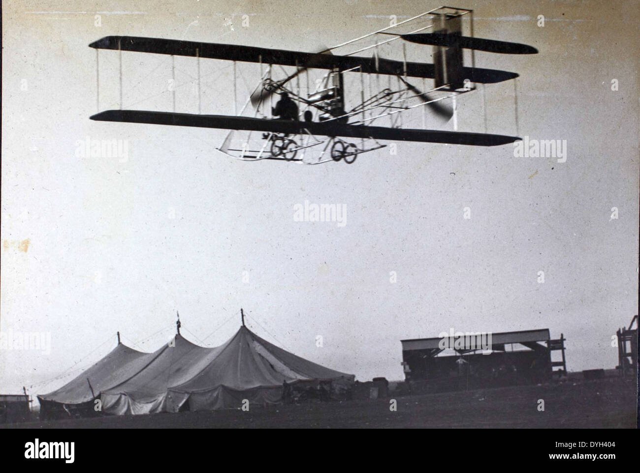Warren Eaton's photograph, featuring a Curtiss Barnstormer aircraft ...