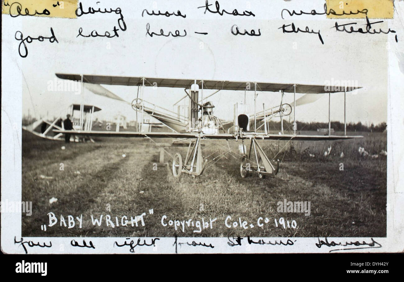 This photo from the Warren Eaton collection captures a Curtiss aircraft ...