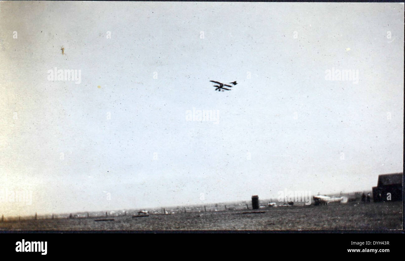 This image from the Warren Eaton Collection features a barnstormer ...