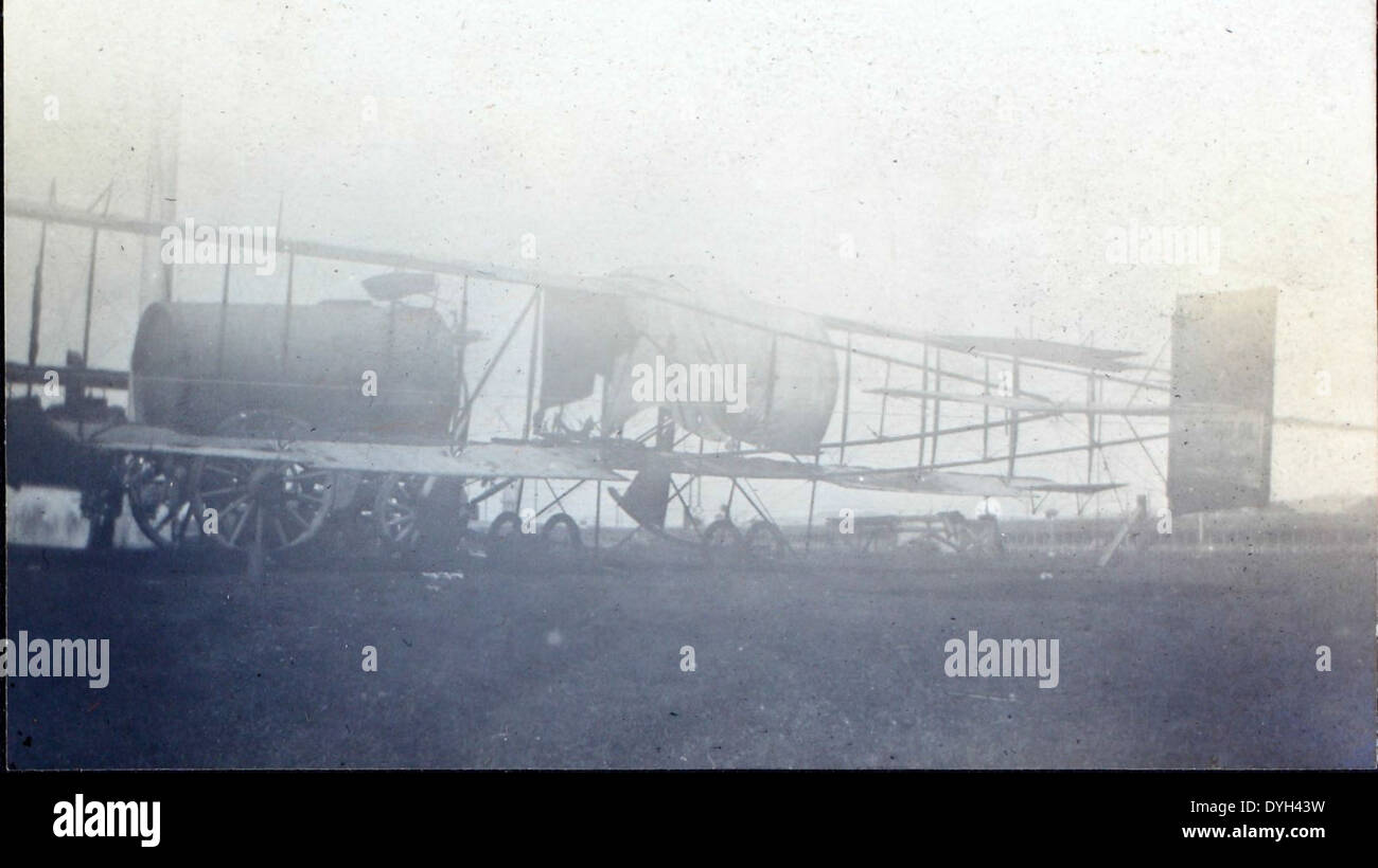 This image captures a barnstormer aircraft piloted by Samuel Eaton, a ...
