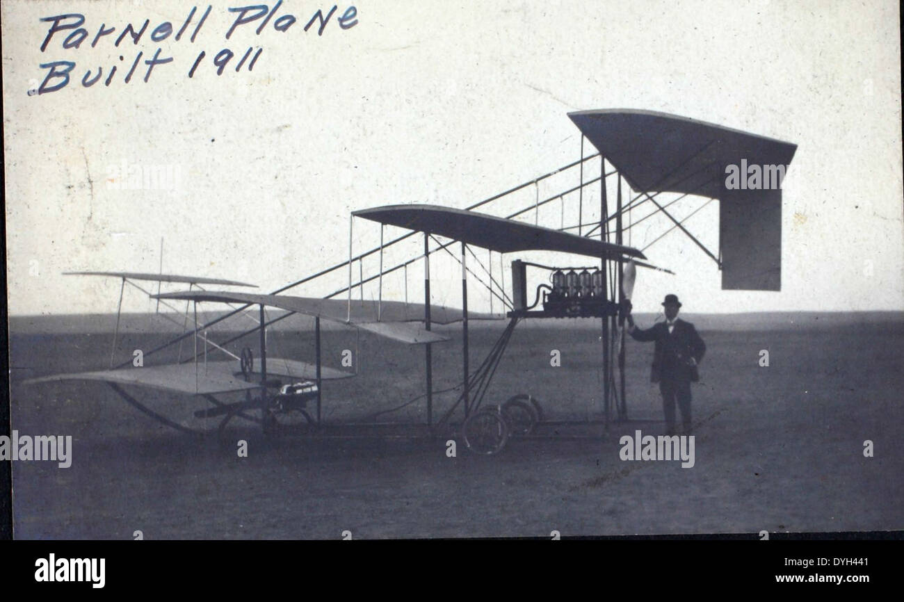 This image showcases the barnstorming aviation career of Samuel Eaton ...