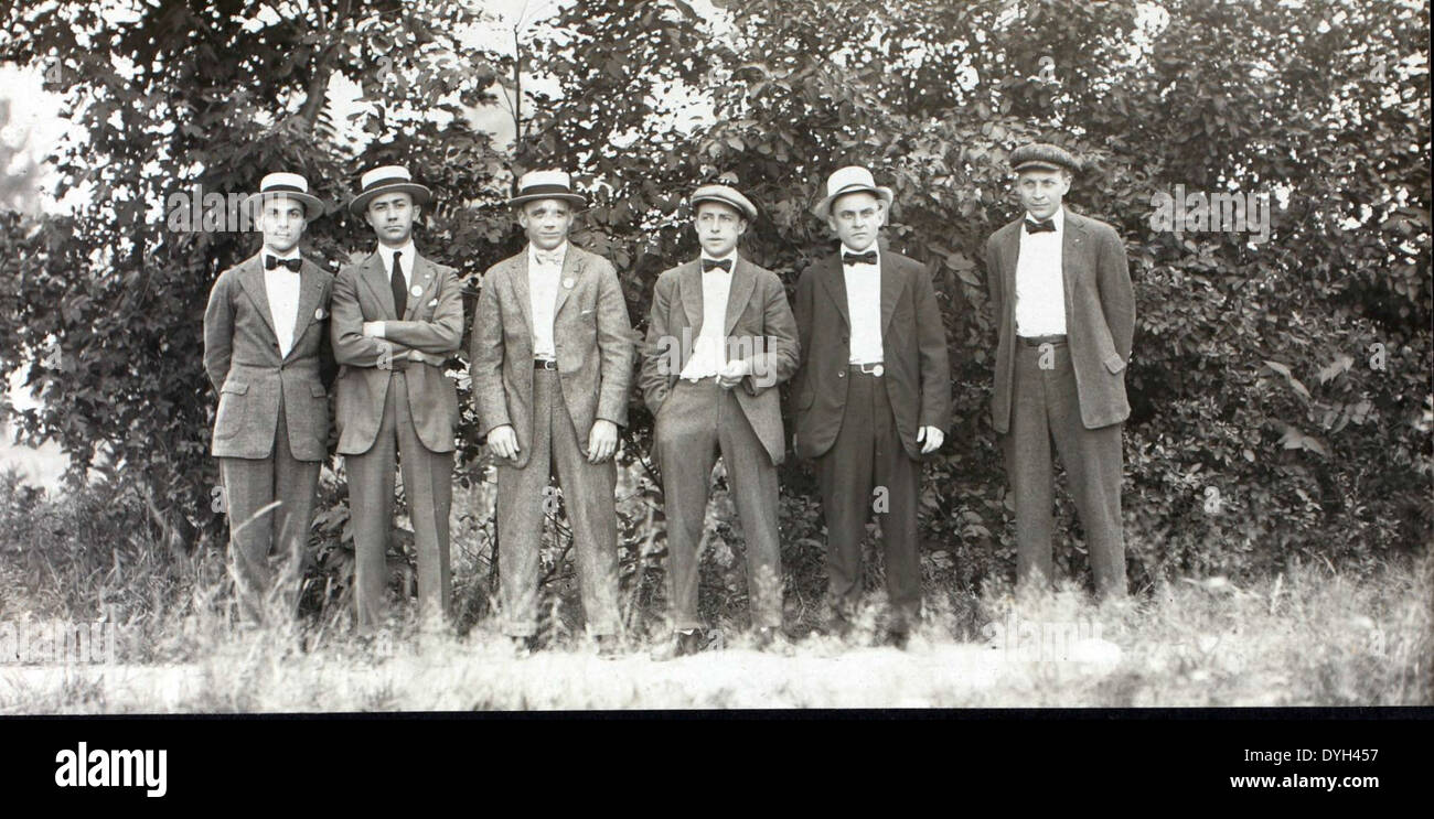 This photo captures Warren Eaton, a barnstormer and aviation pioneer ...