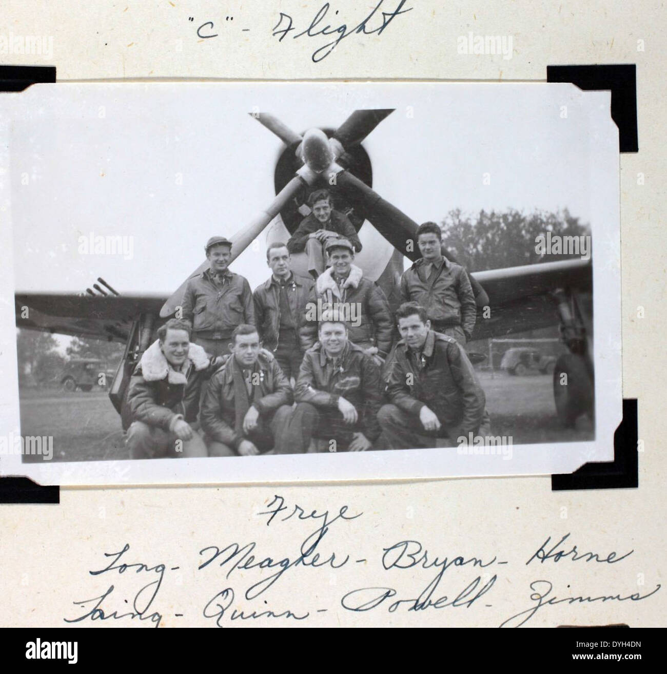 This image features P-47 and P-51 fighter aircraft of the 352nd Fighter ...