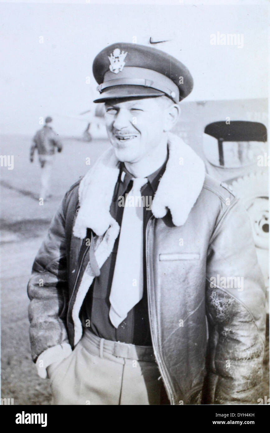 This photo from the 352nd Fighter Group shows P-47 and P-51 fighters ...