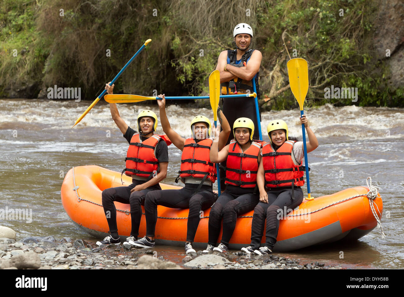 Whitewater raft guide hi-res stock photography and images - Alamy